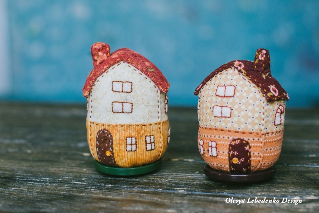 House Pincushion Pattern – Shop | Olesya Lebedenko Design