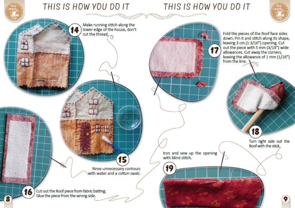 House Pincushion Pattern – Shop | Olesya Lebedenko Design